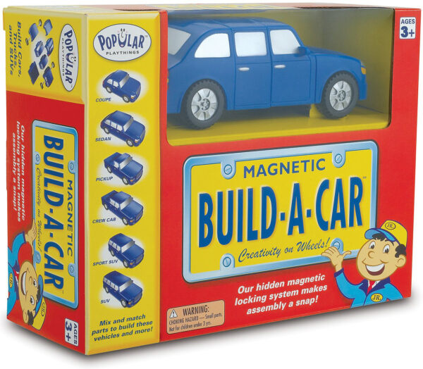 Magnetic Build-A-Car | Kazoo Toys